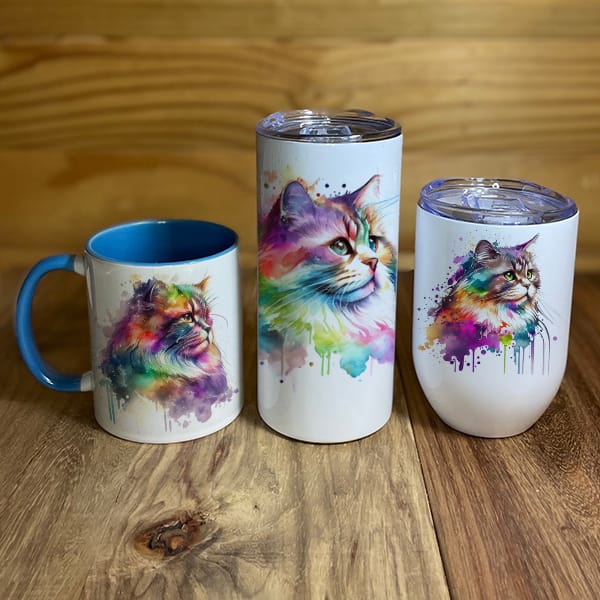 Siberian Cat Mugs and Tumblers – Ogg Wear